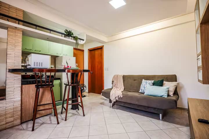 Flat Em Localização Privilegiada A 500m Da Praia - Natal