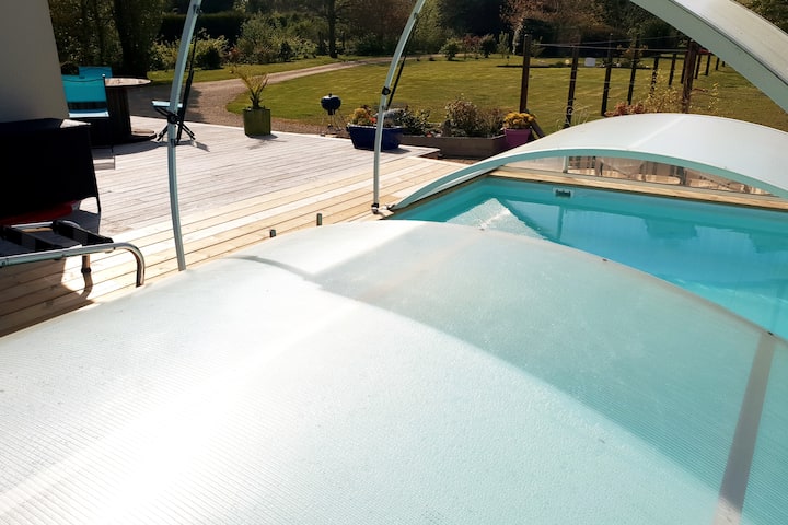 Maison Zen Piscine Privé  A 500m De La Plage - Cancale