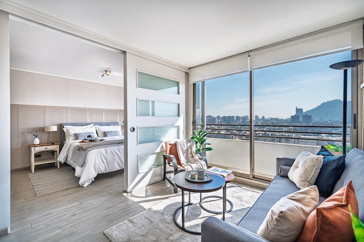 Increíble Vista Barrio Italia, Full Confort - Chile