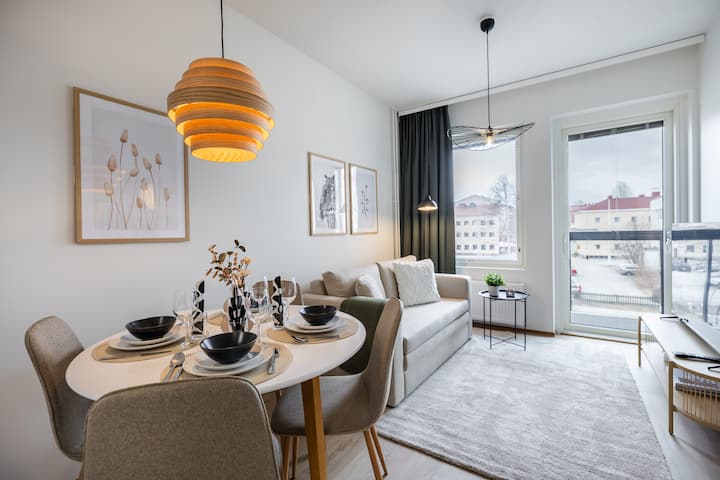 Idyllic & Quiet 1br In Lapland W/ Sauna & Balcony - Rovaniemi