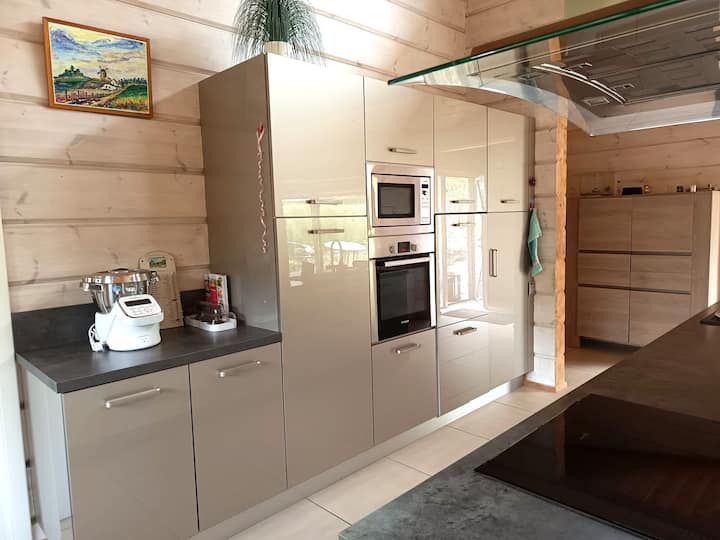 Spacieux Cottage En Bois Massif - Brittany