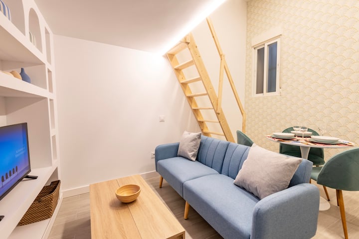 Estudio En El Centro | Lavapiés | Patio Privado - Madrid