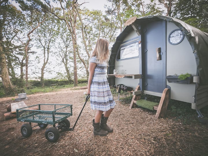 Coastal Woodland Glamping Pod - Carbis Bay