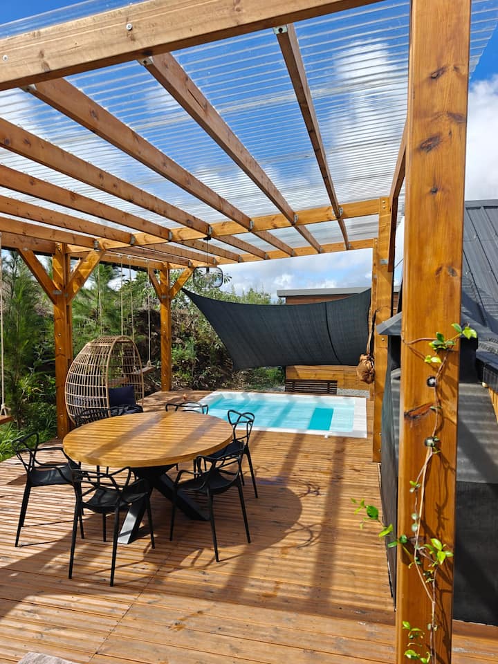La Cabane Lovevibes Avec Jacuzzi Privé - La Réunion