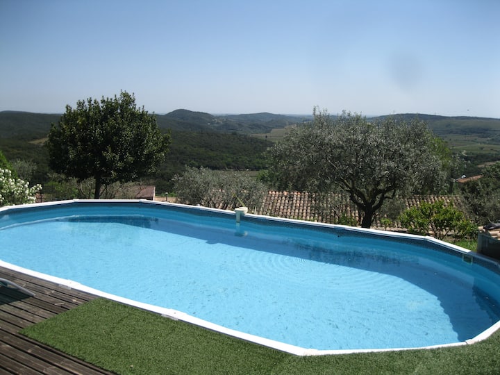 Maison Jaune - Gîte Occitanie Avec Piscine - Bédarieux