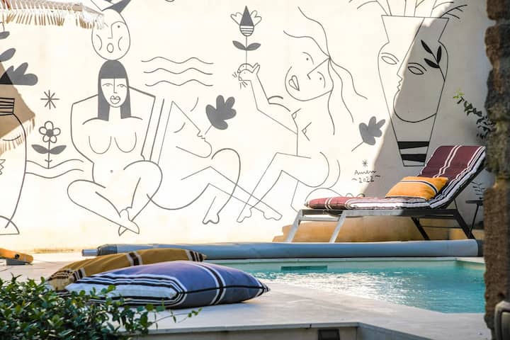Le Clos Saint-sif à 4km D'uzès, 4ch, Clim, Piscine - Vers-Pont-du-Gard