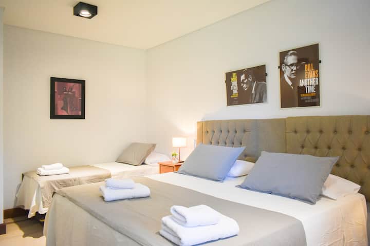 Habitación Triple - Hotel San German De Muñiz - Bella Vista