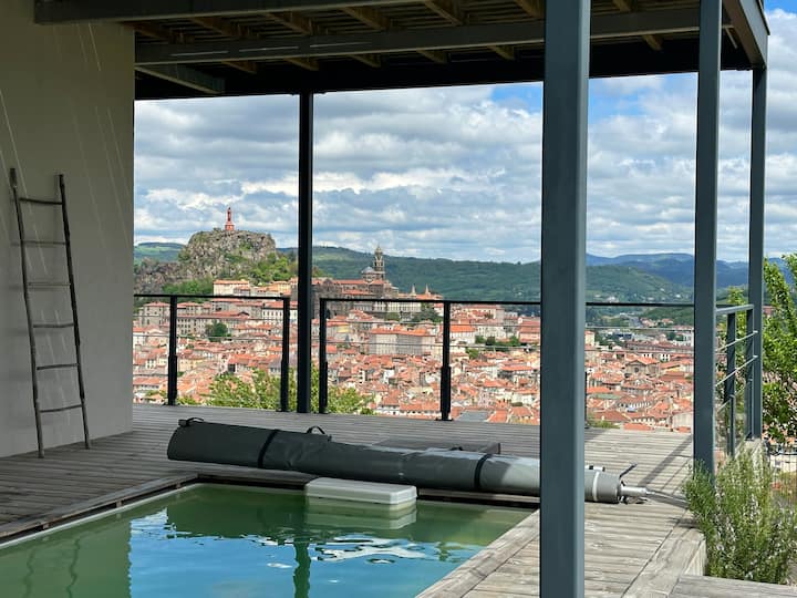 The View Piscine Chauffée Panoramique Et Sauna - Le Puy-en-Velay