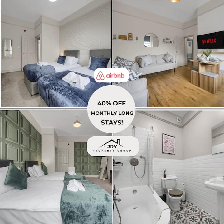 Huge Discounts - Long Term Stays - Cardiff Centre - Cardiff