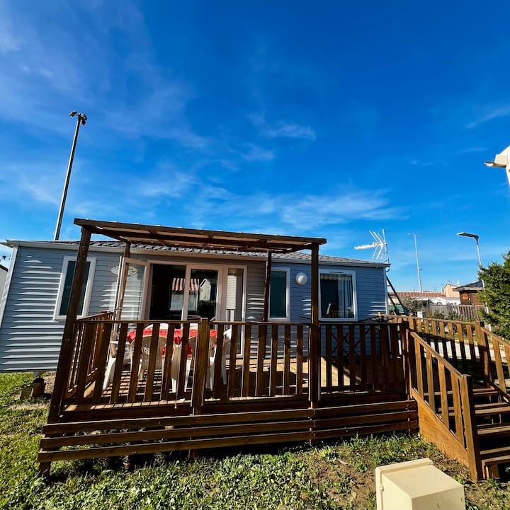 Mobil-home Climatisé 3 Chambres - Port-la-Nouvelle
