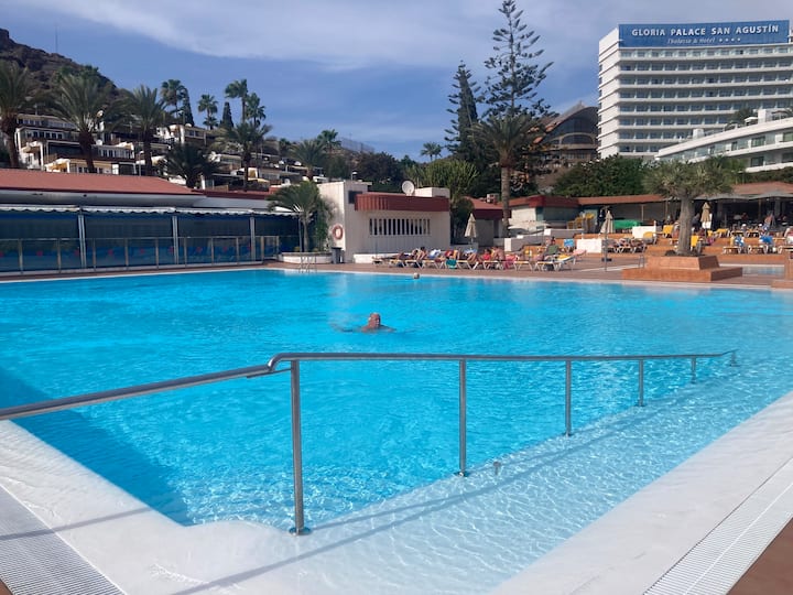 Terrasse Privée & Vue Mer à San Agustín - Maspalomas