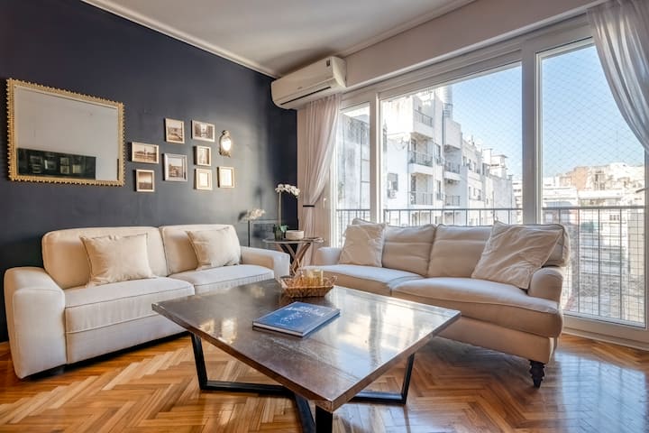 Unique 3 Br Apt In Recoleta W/ Bbq - Buenos Aires