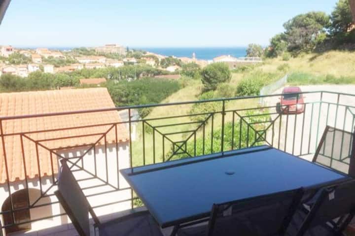 Appartement-vue Mer-terrasse-garage - Collioure