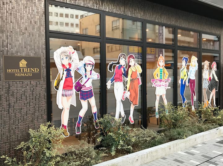 ラブライブの聖地!Jr沼津駅から徒歩約3分のホテル/喫煙ツインルーム【120cmベッド2台】/2名迄 - Numazu