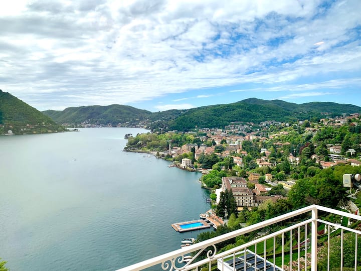 Guesthost - Studio With Balcony & Lake View! - Cernobbio