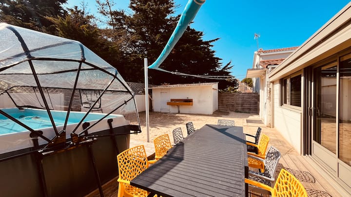 Maison Hirondelles, Piscine, Mer & Forêt - Saint-Jean-de-Monts