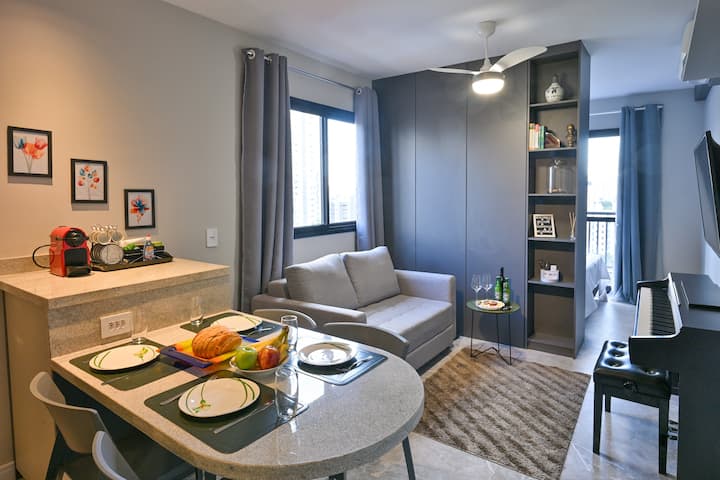 Brs V. Mariana - Apt Novo C/ Piano, Metrô, Shop - São Paulo