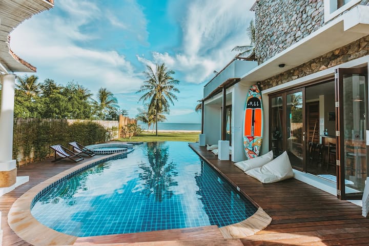 Bali Deco Beachfront Villa I Kuiburi - Prachuap Khiri Khan