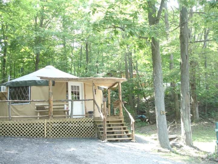 Yurt 1 @ The Spotted Sandpiper - Cayuga Lake, NY