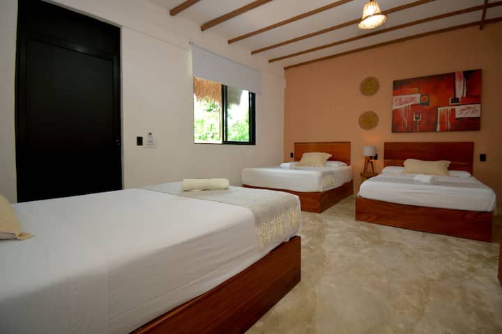 "11" Habitación Triple Familiar - Bacalar