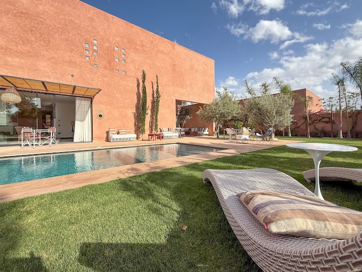 Villa –4 Br/ba –Piscine Chauffée/petit Déj/ourika - Marrakesh