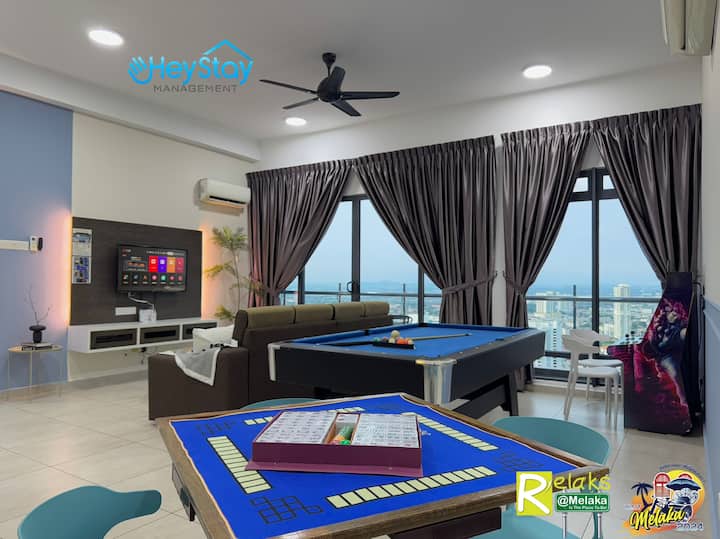 Atlantis Comfy12pax/arcadegame/mahjong/cityview - Malacca