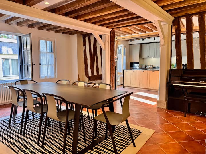 La Maison Des Amis, Jardin & Centre Ville - Honfleur