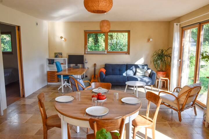 Maison Bioclimatique + Grand Jardin - Crest