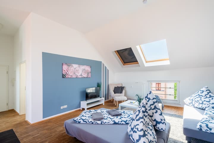 Zentrumsnahes Dachstudio Mit Sonniger Terrasse - Leipzig