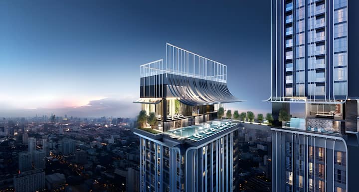 Skyline Luxury & Infinite Pool @ Bts Thonglor - Bangkok