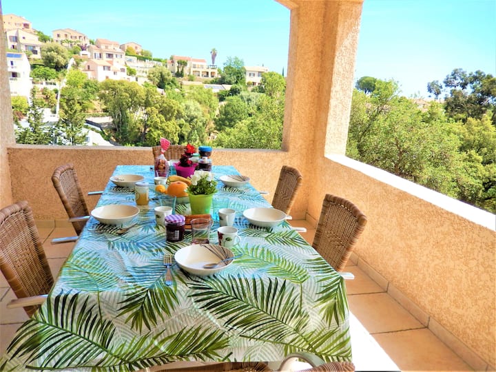 Villa Yucca T3 100m2 Clim+wifi+terrasse - バスティア