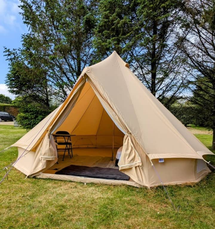 Bell Tent In West Cornwall - Porthcurno