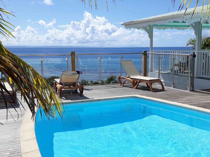 Villa  Piscine  Vue Mer 180° - Guadeloupe