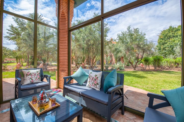 Palmeraie 3/ Pools/terraces/fiber Optic Internet - Marrakech