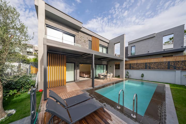Villa For 8 People W/p Pool In Bodrum Gümüşlük - Gümüşlük