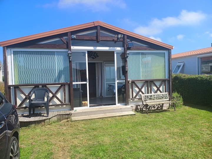 Chalet Avec Piscine Proche Plage - Grandcamp-Maisy