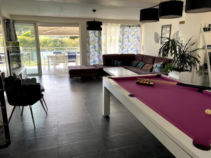 Villa Piscine Jacuzzi Billard Côté Calanque Cassis - Aubagne