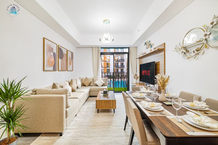 Cozy 2-br At Belgravia Square - Dubai