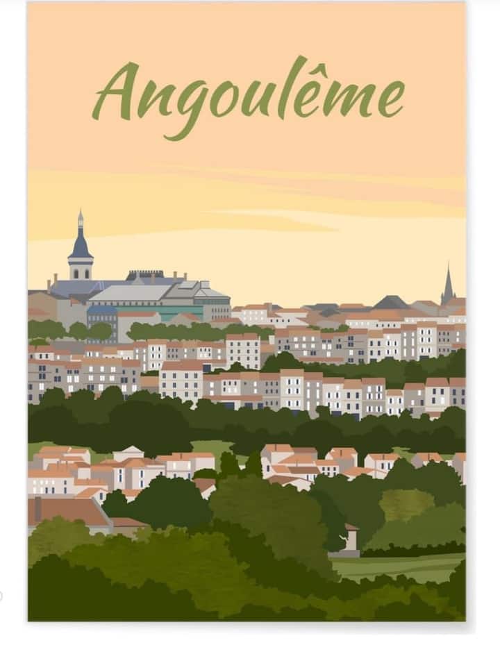 2 En 1 : Gîtes Contigus Classés 3* (1 T3+1 Studio) - Angoulême