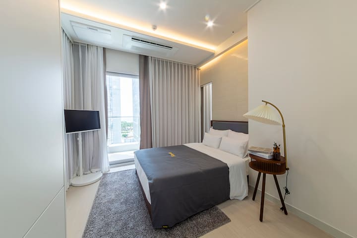 라비앙즈 메종 드 호텔#해운대역 8분#2인추천#3인추천#더블베드+싱글베드#노뷰#가성비 - Busan