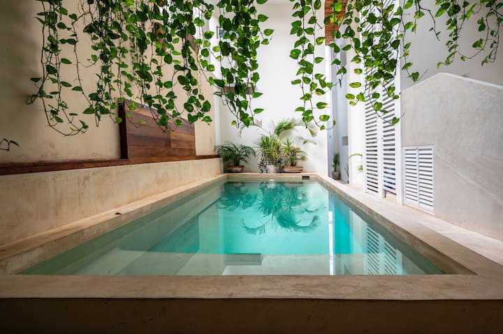 1bd W/ Rooftop Pool, Walk To Beach & 5th, Sleeps 6 - Playa del Carmen