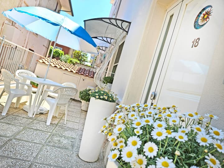 Appartamento Indipendente A Rimini Mare + Giardino - Rimini