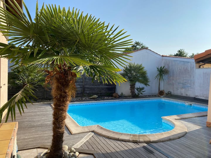 Villa Césarée, Piscine Et Convivialité - Gujan-Mestras
