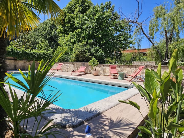 Green Retreat: Pool Studio 20min From Bcn - Sant Cugat del Vallès