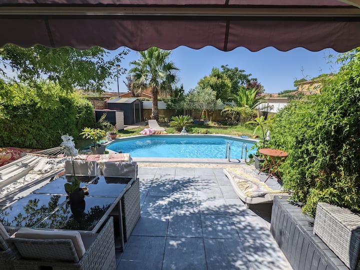 Villa Piscine - Aniane