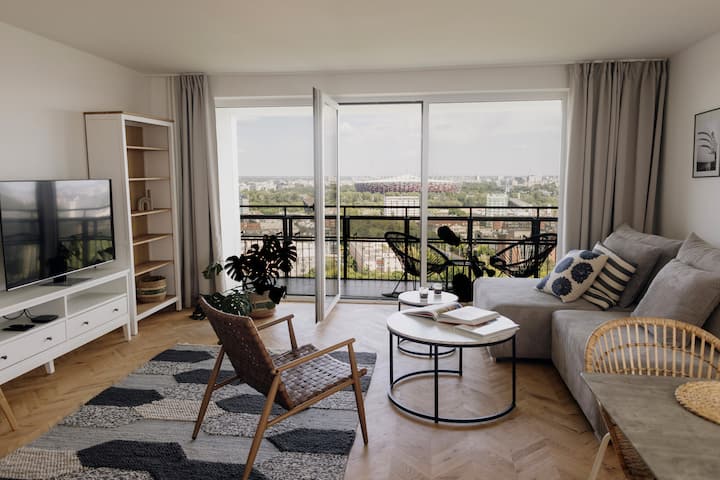 Panoramiczny Widok Na Całą Warszawę - Varsavia