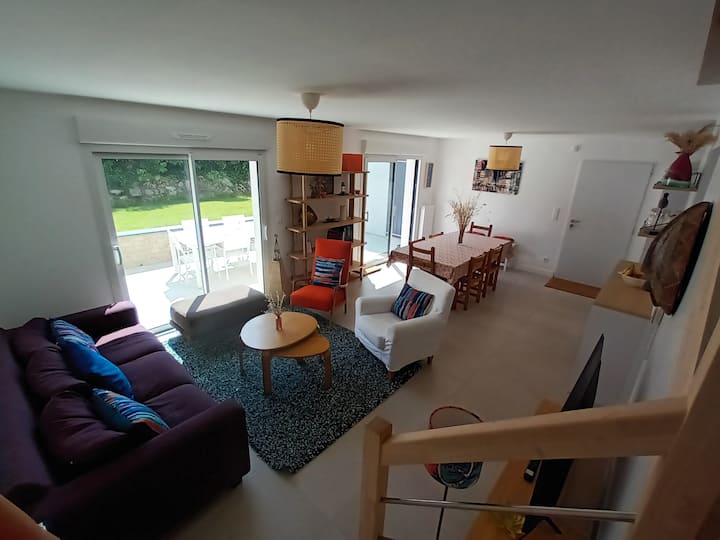 Maison Etel Proche De La Ria Et Des Plages - Étel