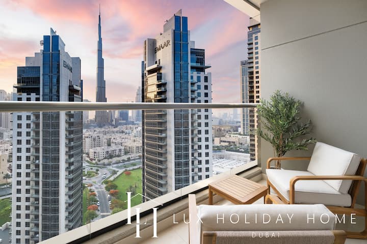 Lux | The Burj Khalifa Downtown View Studio 2 - Dubai