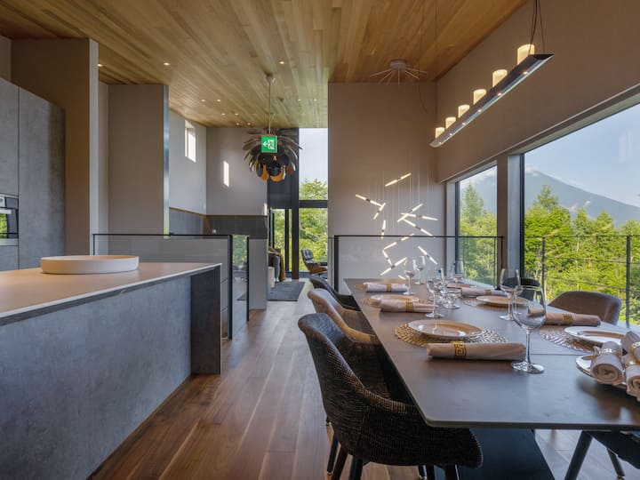 Modern Rinzan Chalet, 3br, Niseko - Niseko
