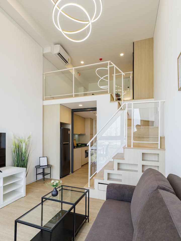 Loft 暹罗天街 靠近Rca 出行方便 免费 Wifi 泳池 健身 - Bangkok